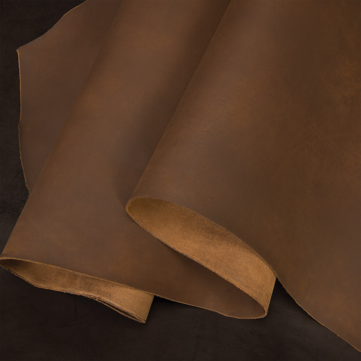 Matte Chrome Tanned Water Buffalo Leather, 5-6 oz., Bark Brown – Weaver ...