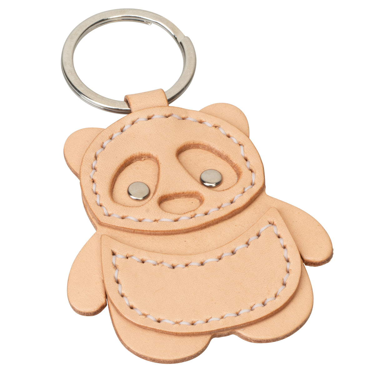 Panda Key Chain Leathercrafting Kit - Weaver Leather Supply