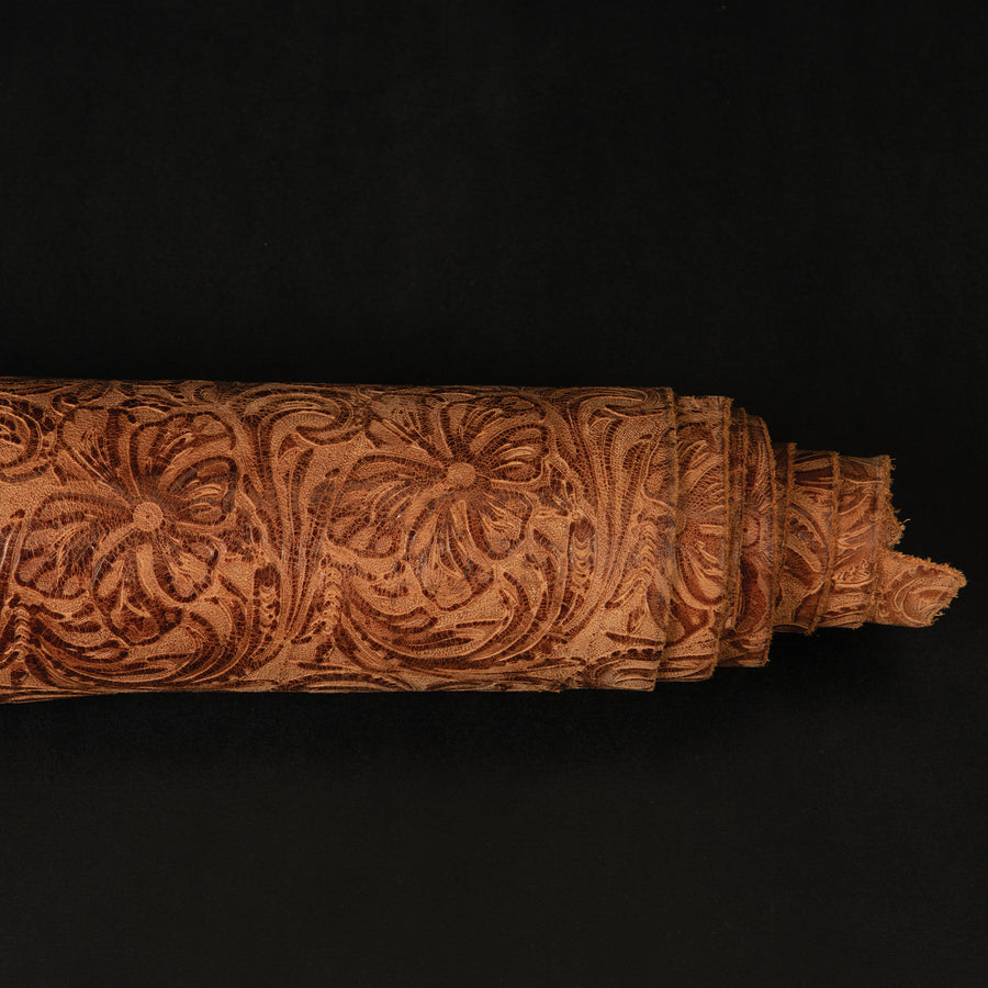 Embossed Leather, 2/3 oz., Floral - Weaver Leather Supply