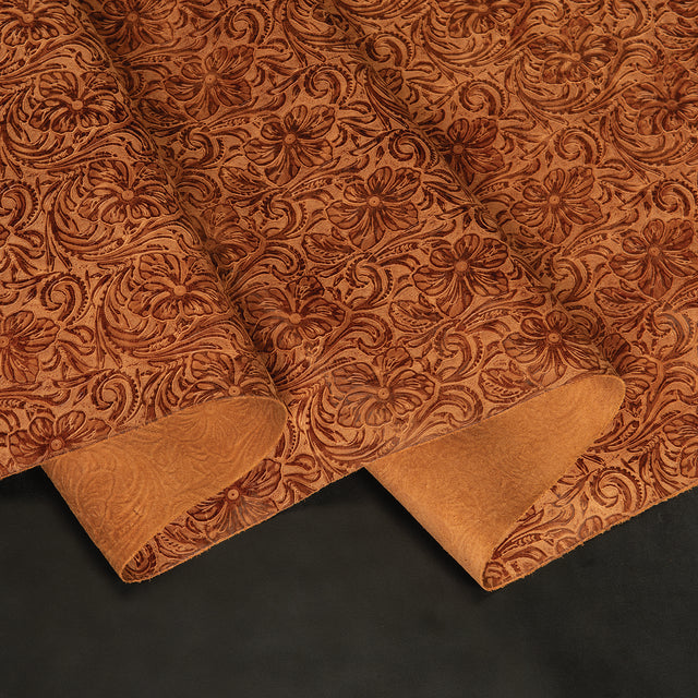 Embossed Leather, 2/3 oz., Floral - Weaver Leather Supply