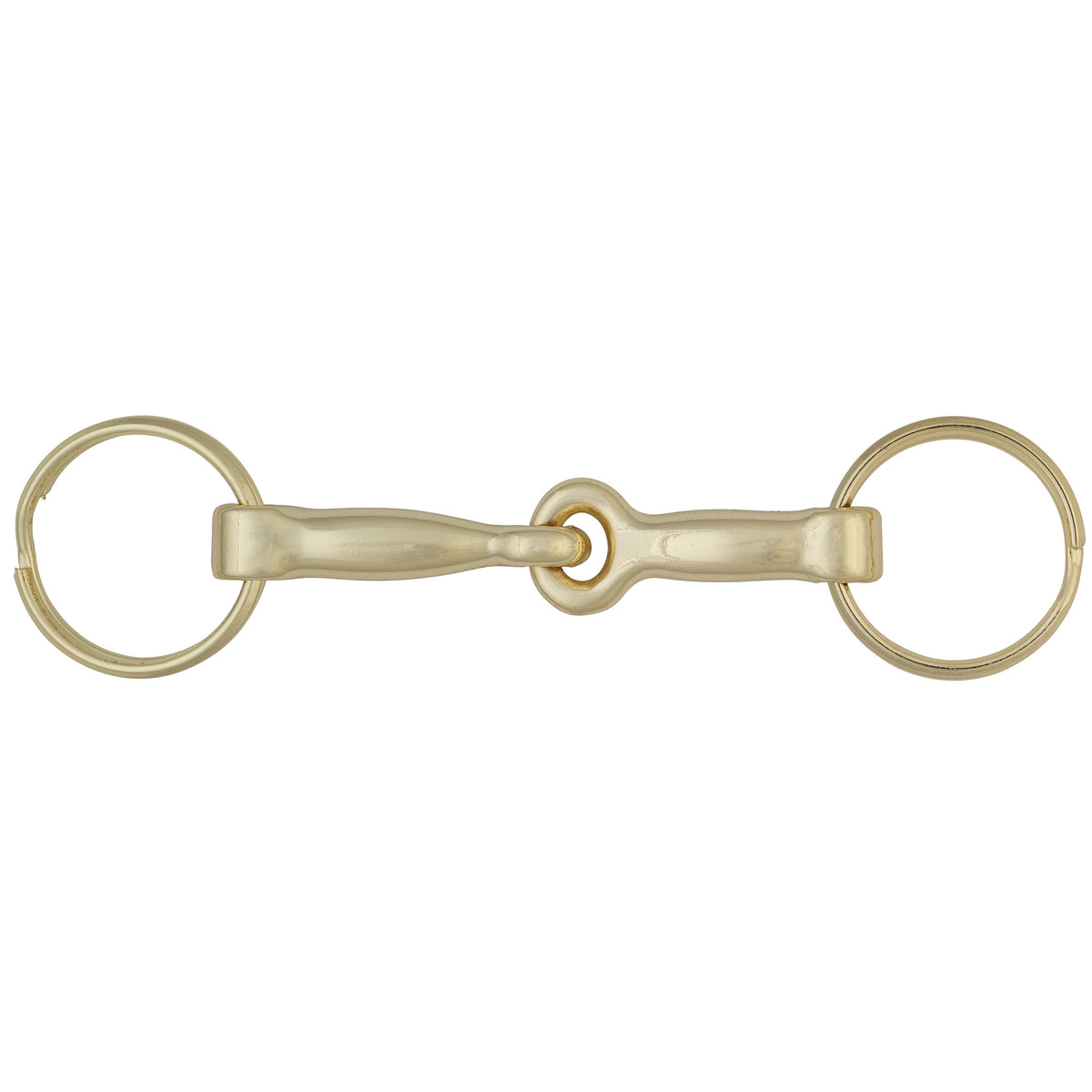 Snaffle Bit Key Ring, Brass Plated - Weaver Leather Supply