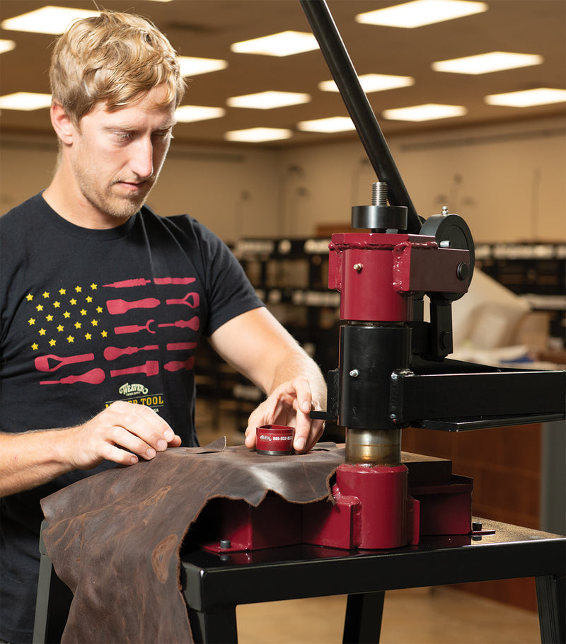 Hand-Operated Leather Clicker Presses for Efficiency – Weaver Leather ...