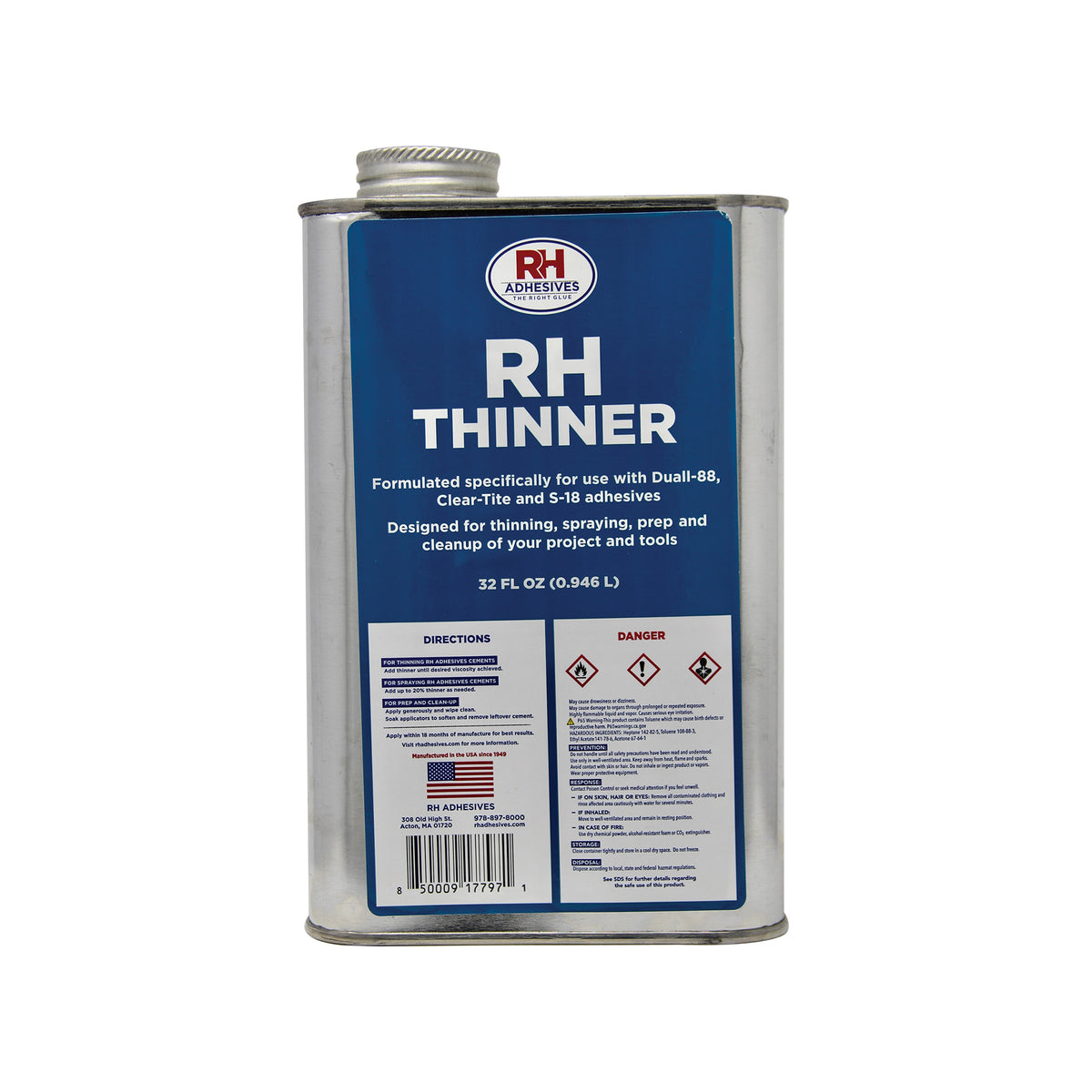 S-18 All Purpose Cement Thinner, Quart – Weaver Leather Supply