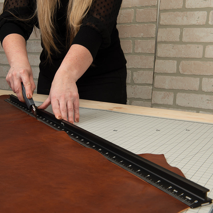 Safety Cutting Ruler – Weaver Leather Supply