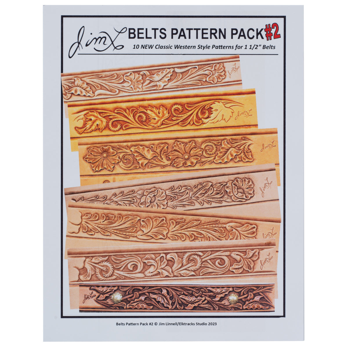 Belt Pattern Pack #2 by Jim Linnell - Weaver Leather Supply