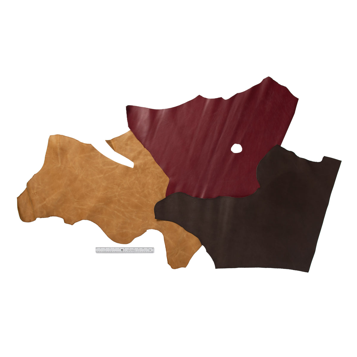 Chrome Tanned Leather Remnants, Assorted Colors, 3 lb. Bag – Weaver ...