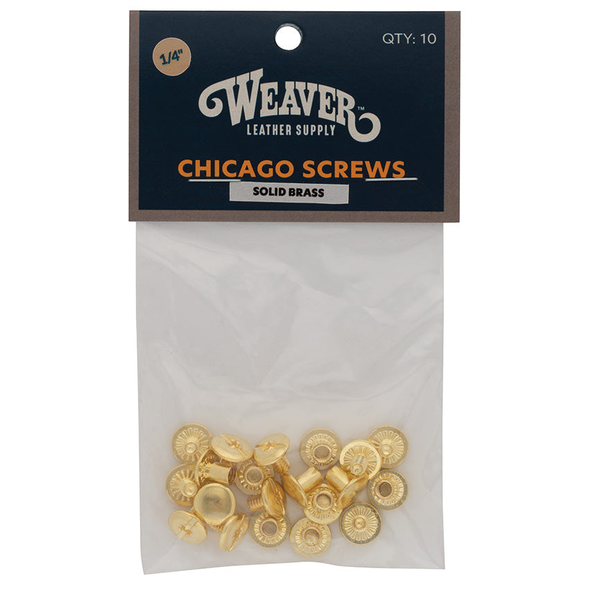 10-Pack of #D5038 Chicago Screws - Weaver Leather Supply
