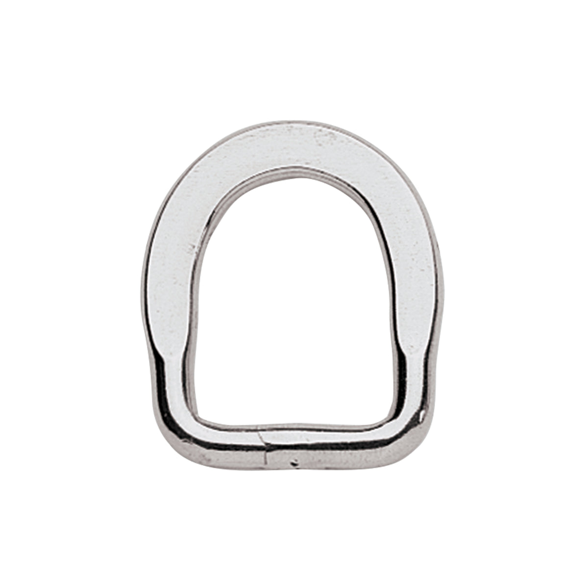 F-107-SS Flat Saddle D-Ring, Stainless Steel, 1" - Weaver Leather Supply