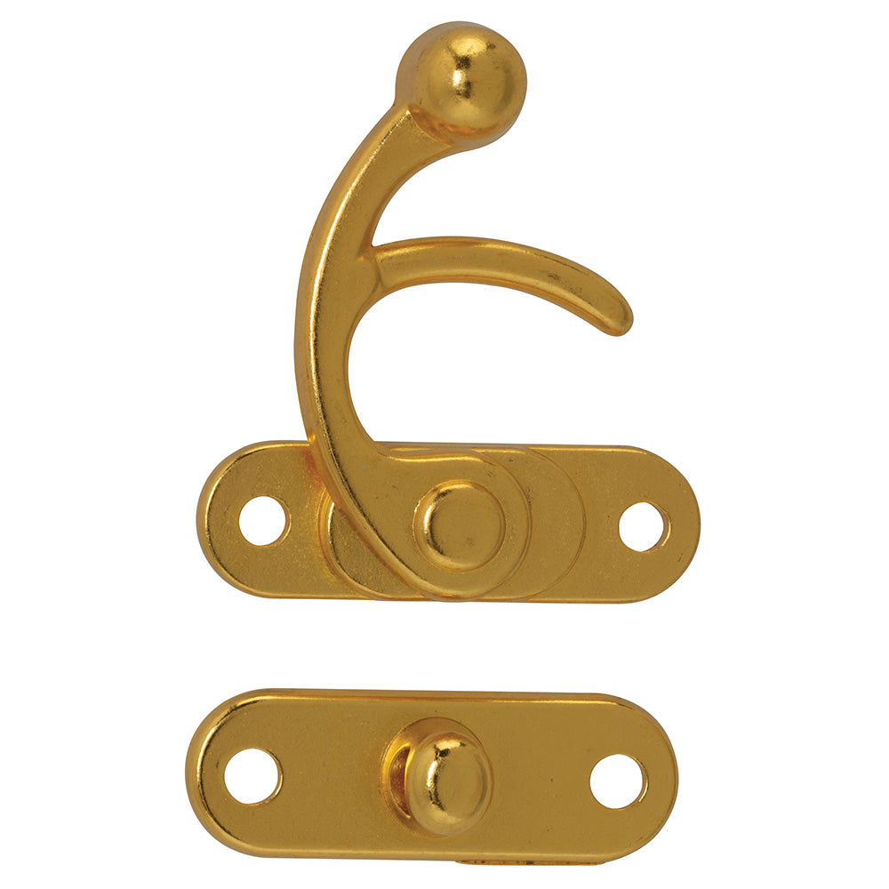 1 3/16" Gold, Swing Lock Clasp, Zinc Alloy, #P-2434-GOLD – Weaver ...