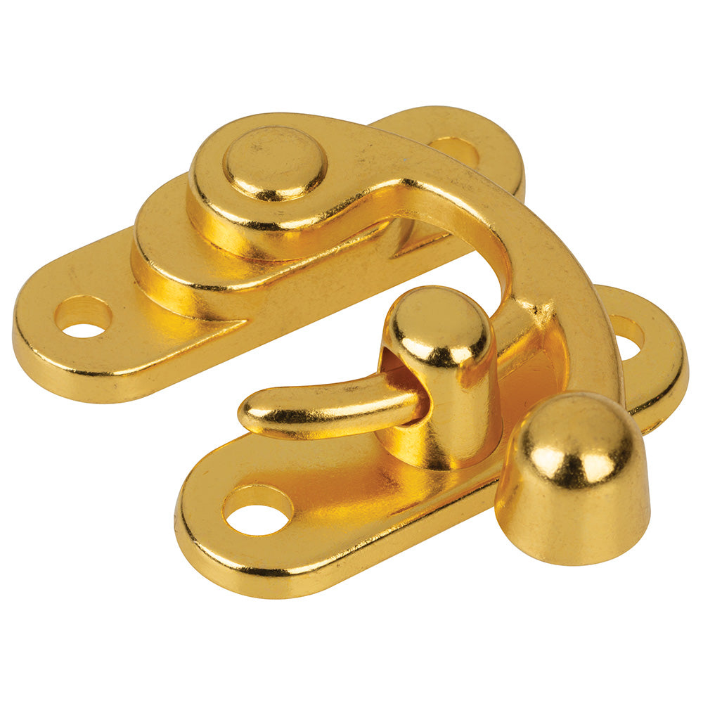 1 3/16" Gold, Swing Lock Clasp, Zinc Alloy, #P-2434-GOLD – Weaver ...