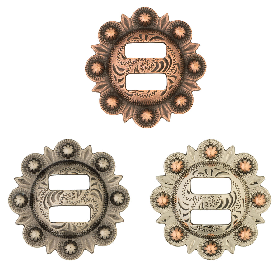 Conchos for Leather: Decorative & Plain - Weaver Leather Supply