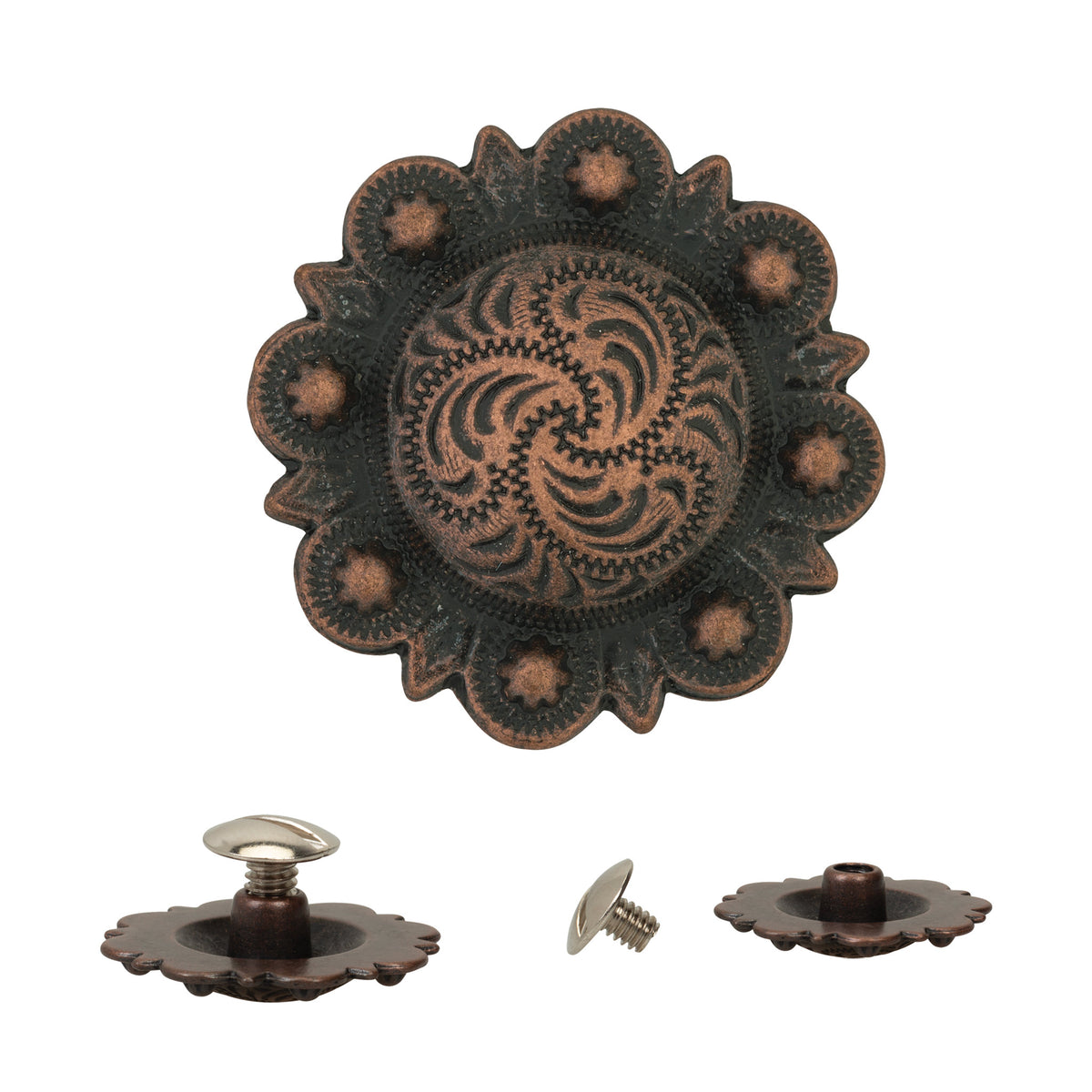 Conchos for Belts, Tack & Decorative Use – Weaver Leather Supply