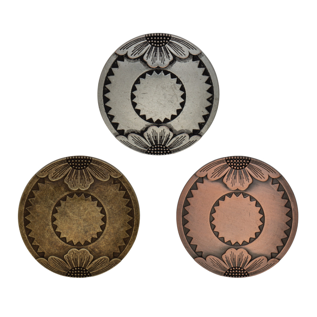 Conchos for Belts, Tack & Decorative Use – Weaver Leather Supply