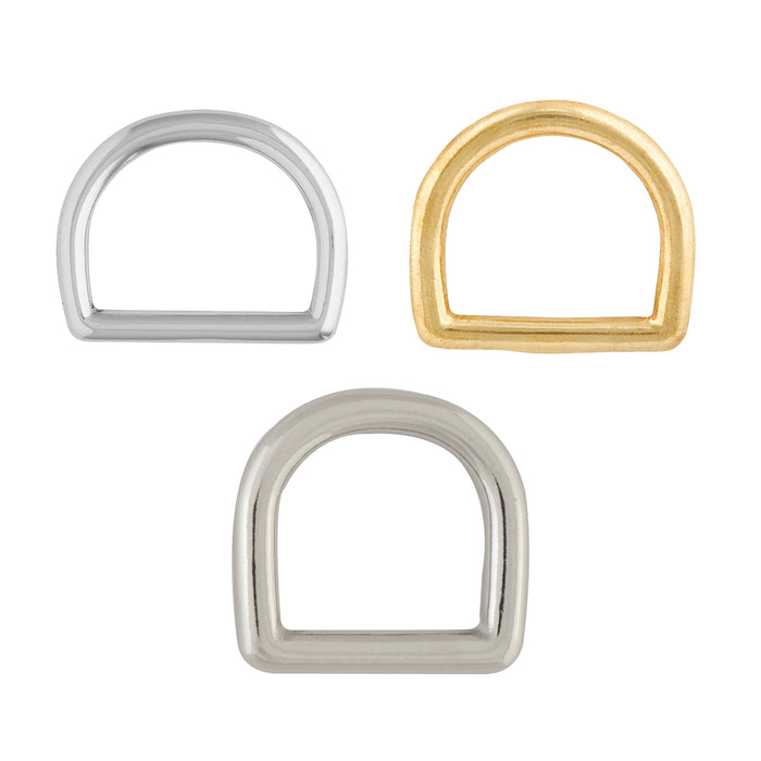 D-Rings in Brass, Steel, Copper, Nickel – Weaver Leather Supply