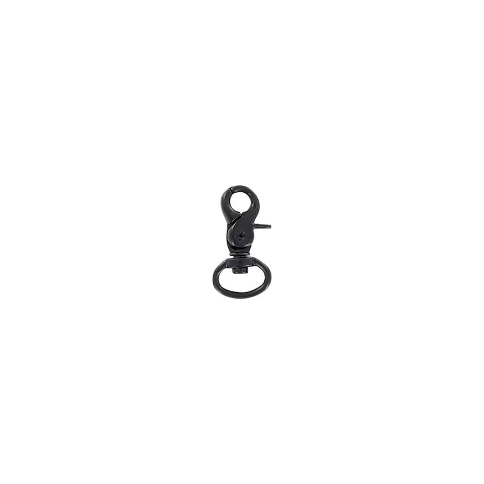 1/2" Matte Black, Trigger Swivel Snap Hook, Zinc Alloy-PK5, #P-2827-BL – Weaver Leather Supply