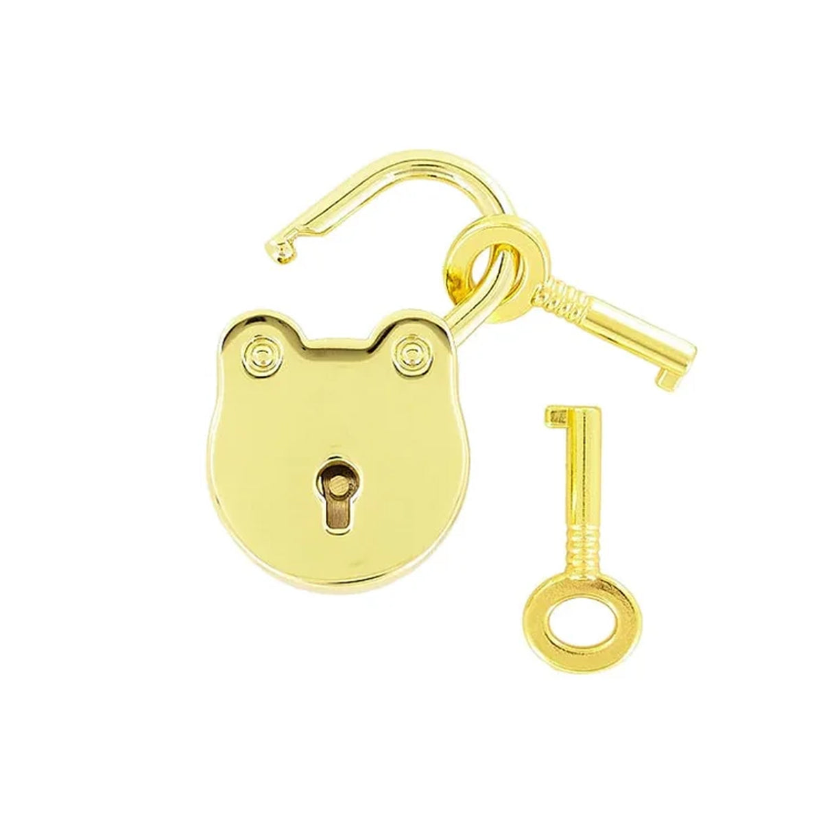 5/8" Shiny Gold, Padlock, Zinc Alloy – Weaver Leather Supply