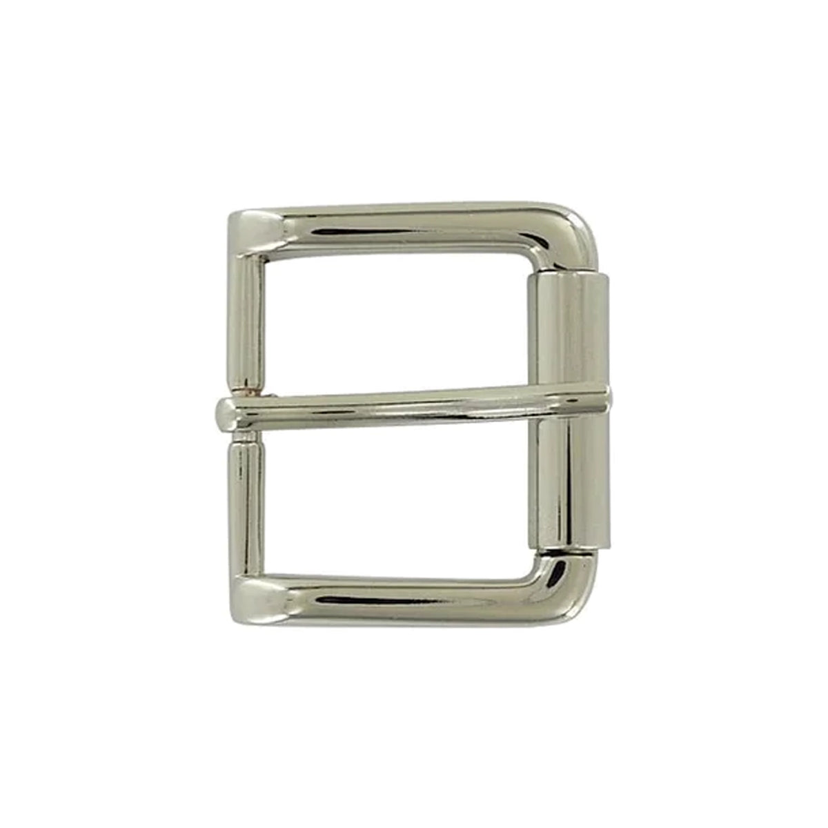 1 1/2" Shiny Nickel, Heel Bar Buckle, Zinc Alloy, #C-2096-NIC – Weaver ...