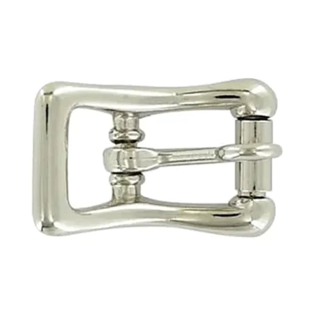 1/2" Nickel, Locking Tongue Center Bar Roller Buckle, Zinc Alloy ...