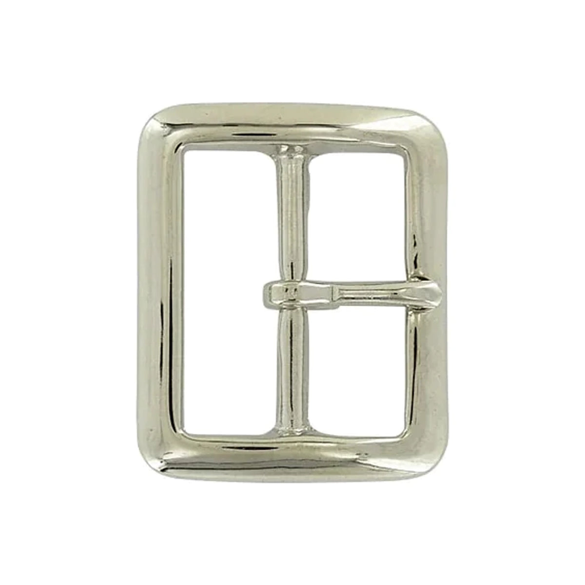 1 3/4" Nickel, Sam Browne Center Bar Buckle, Solid Brass – Weaver ...