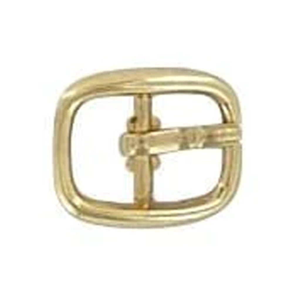 1/4" Gold, Center Bar Buckle, Zinc Alloy, #C-1657-GOLD – Weaver Leather ...