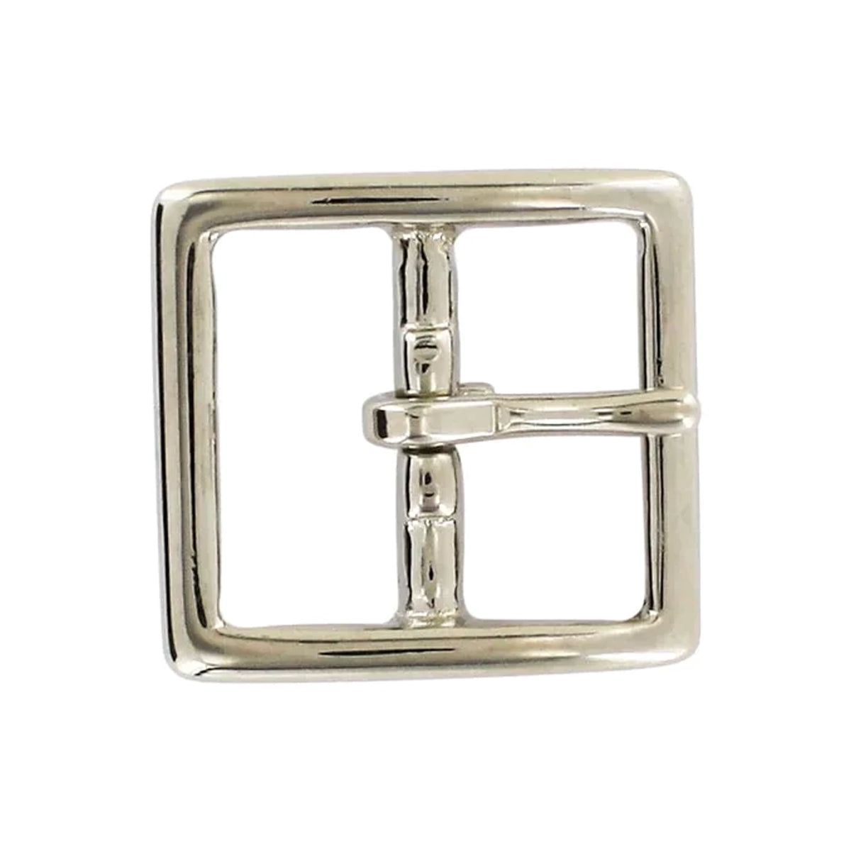 1" Nickel, Sam Browne Center Bar Buckle, Solid Brass – Weaver Leather ...