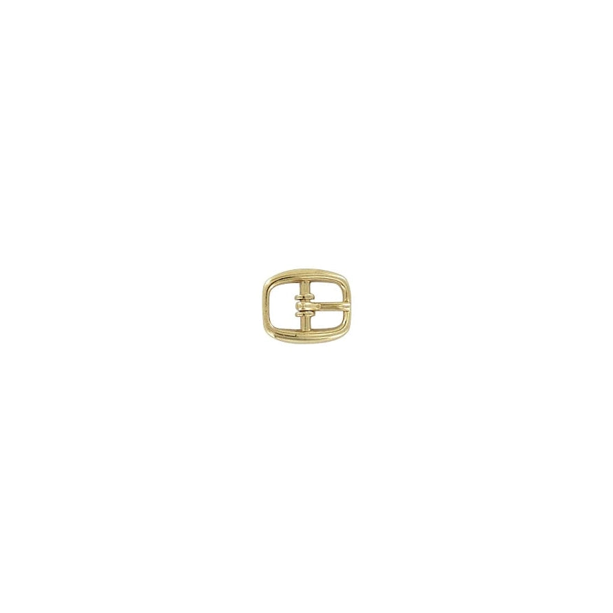 3/8" Gold, Center Bar Buckle, Zinc Alloy, #C-1658-GOLD – Weaver Leather ...