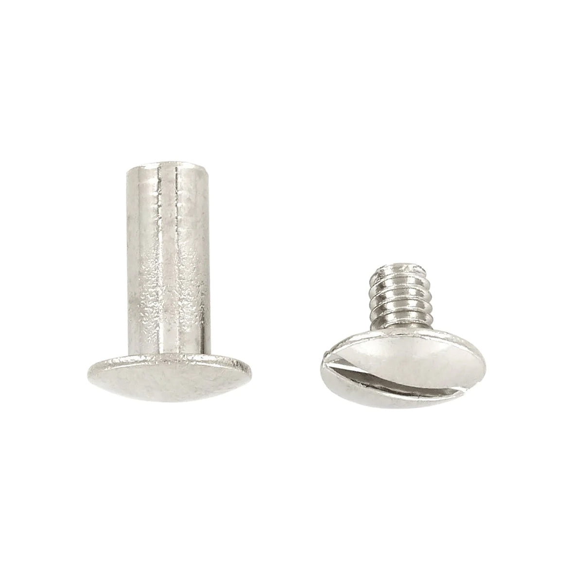 1/2" Nickel, Chicago Screw, Solid Brass PK10, #L-156-1-2SBN – Weaver ...