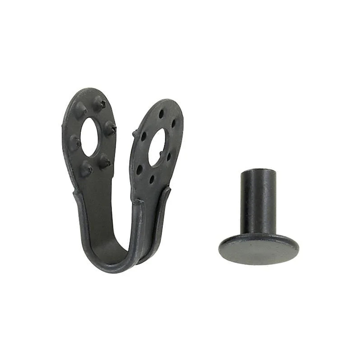 1/4" Black, Boot Hook with Rivet, Steel, #A-342 – Weaver Leather Supply