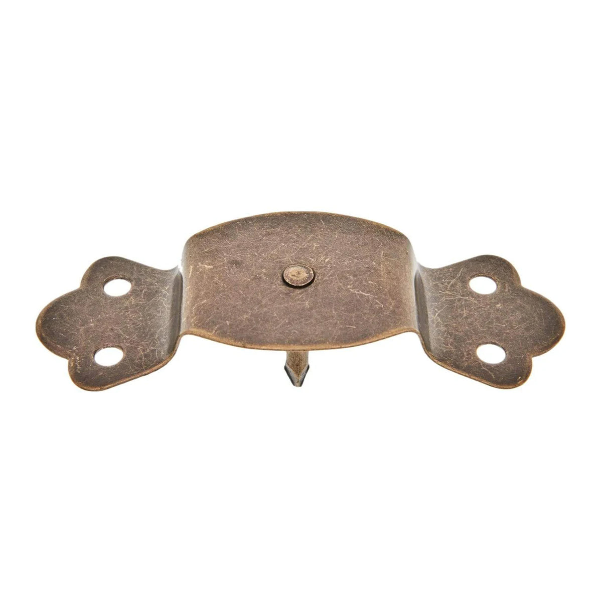 1 1/4" Antique Brass, Round Edge Trunk Handle Loop with Nail, Steel ...