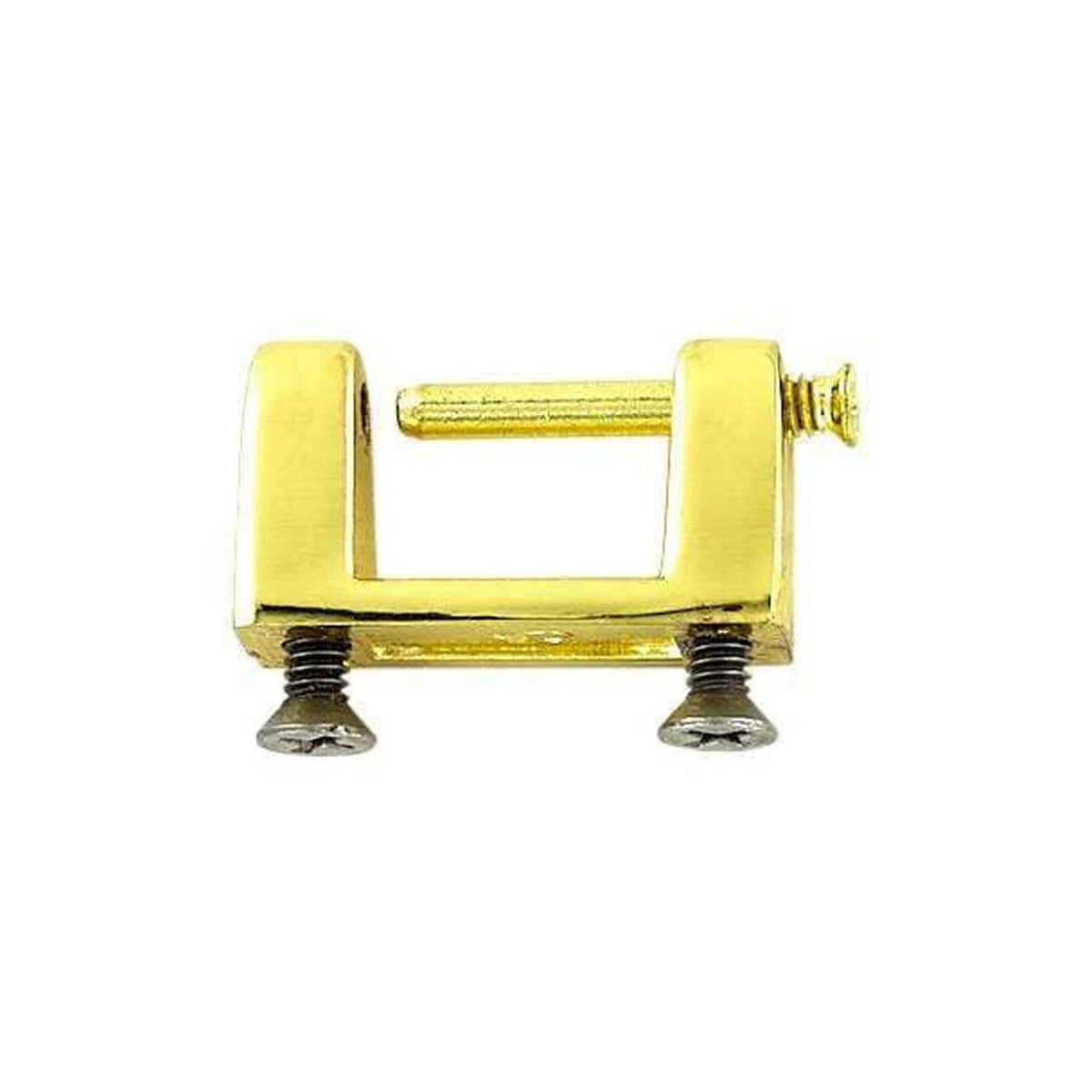 5/8" Brass, Handle Loop, Screw in Bottom, 5/8" Height, Zinc Alloy ...