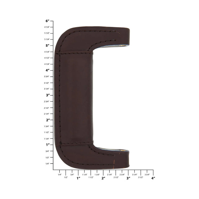 5" Brown, Padded Post Handle, Leather, #L-1547-BRO – Weaver Leather Supply