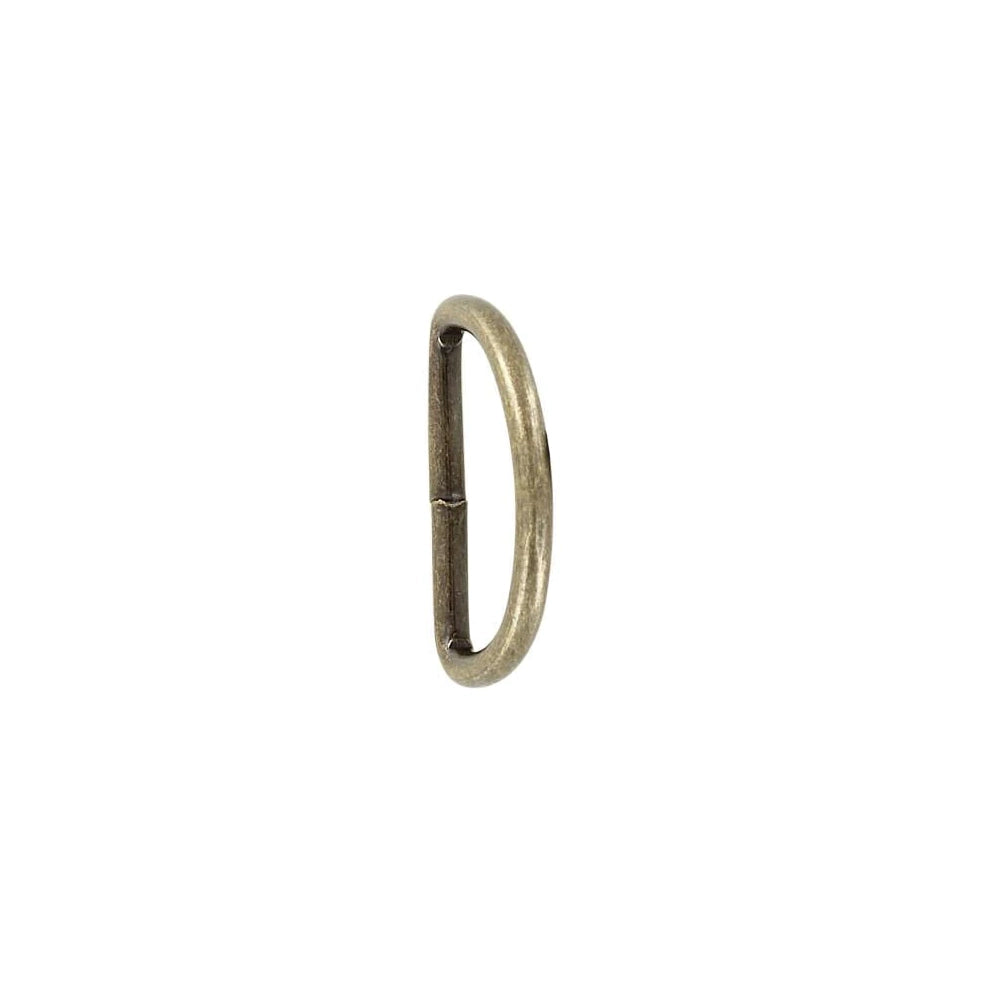 1 1/2" Antique Brass, Welded D Ring, Steel, #P-2071-ANTB – Weaver ...