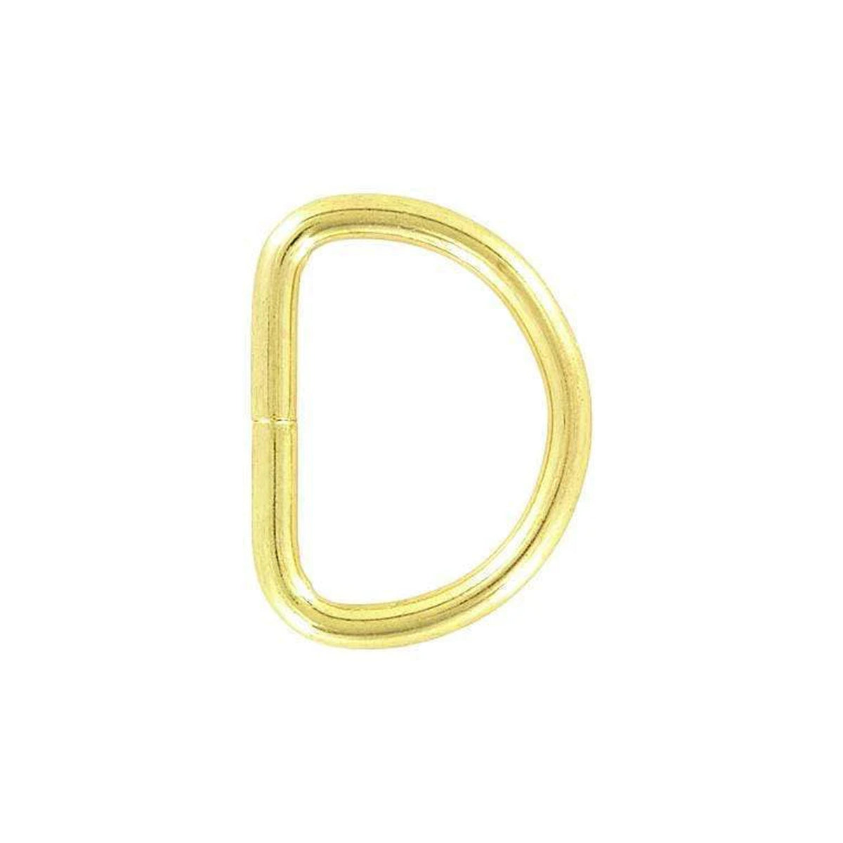 1" Shiny Gold, Split D-Ring Heavy, Steel, #D-110-BP – Weaver Leather Supply