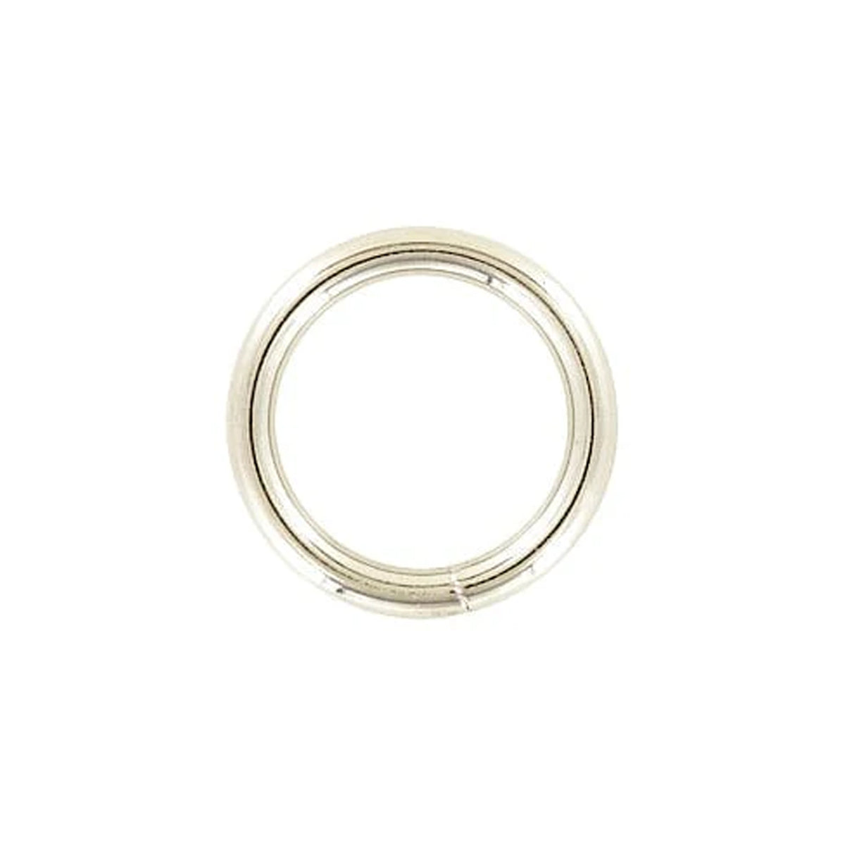 1" Shiny Nickel, Welded Round Ring, Steel – Weaver Leather Supply