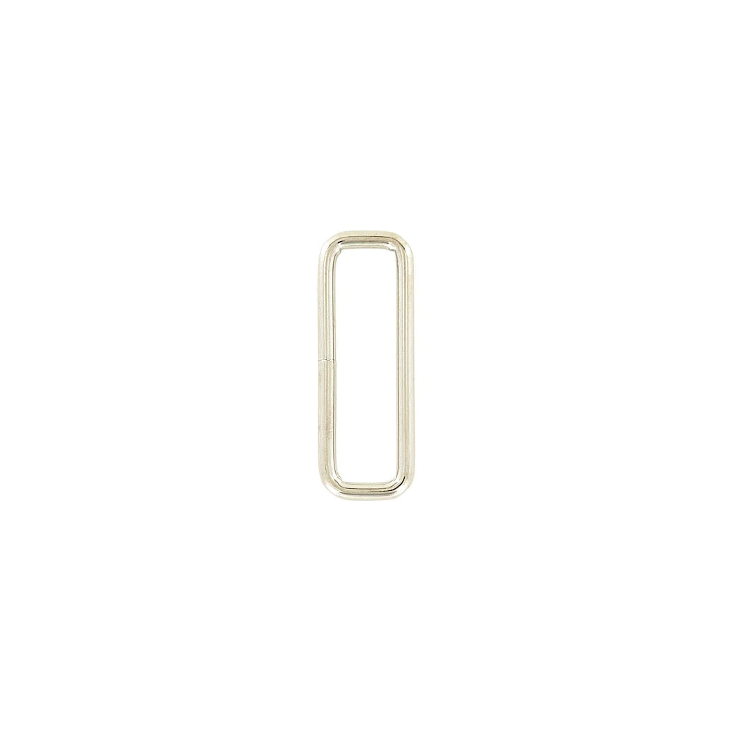2" Nickel, Heavy Rectangular Ring, Steel, #P-2460 – Weaver Leather Supply