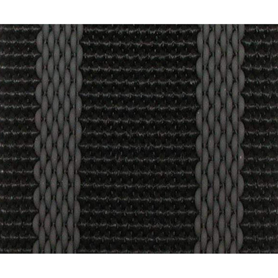 2" Black with Rubber Grip Strips, Web Strap, Polypropylene – Weaver ...