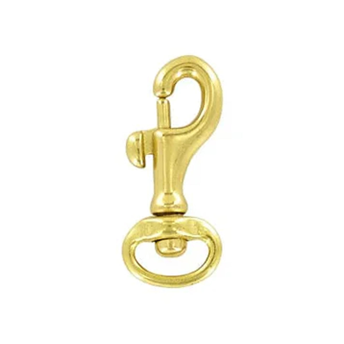 1/2" Brass, Bolt Swivel Snap Hook, Solid Brass, #P-1923-SB – Weaver ...