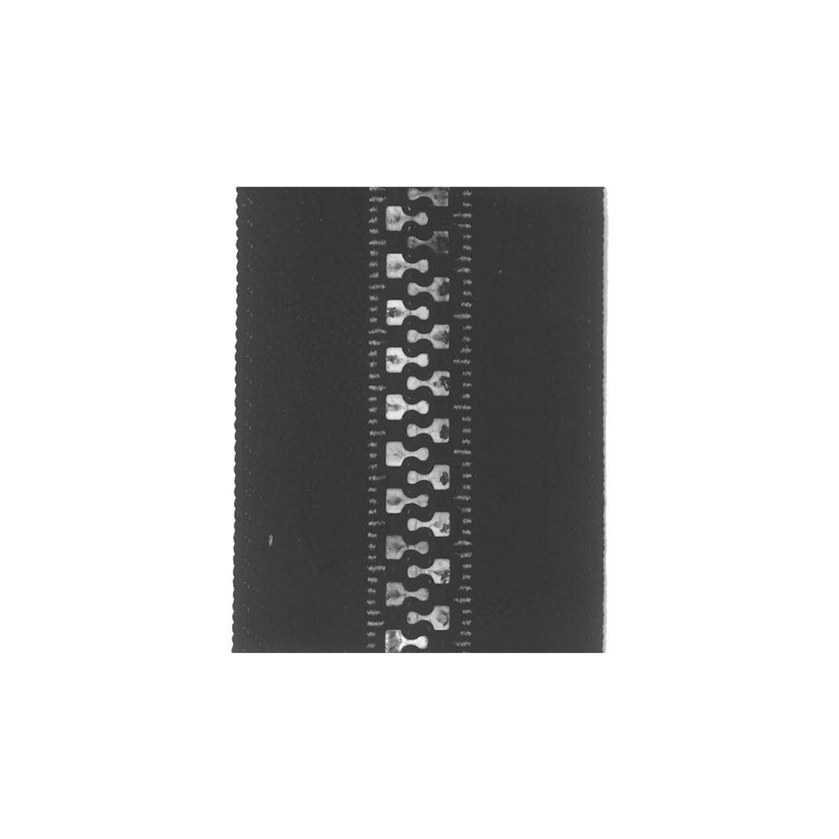 #10 Black, YKK Vislon Zipper Chain Tape with Black Plastic Teeth ...