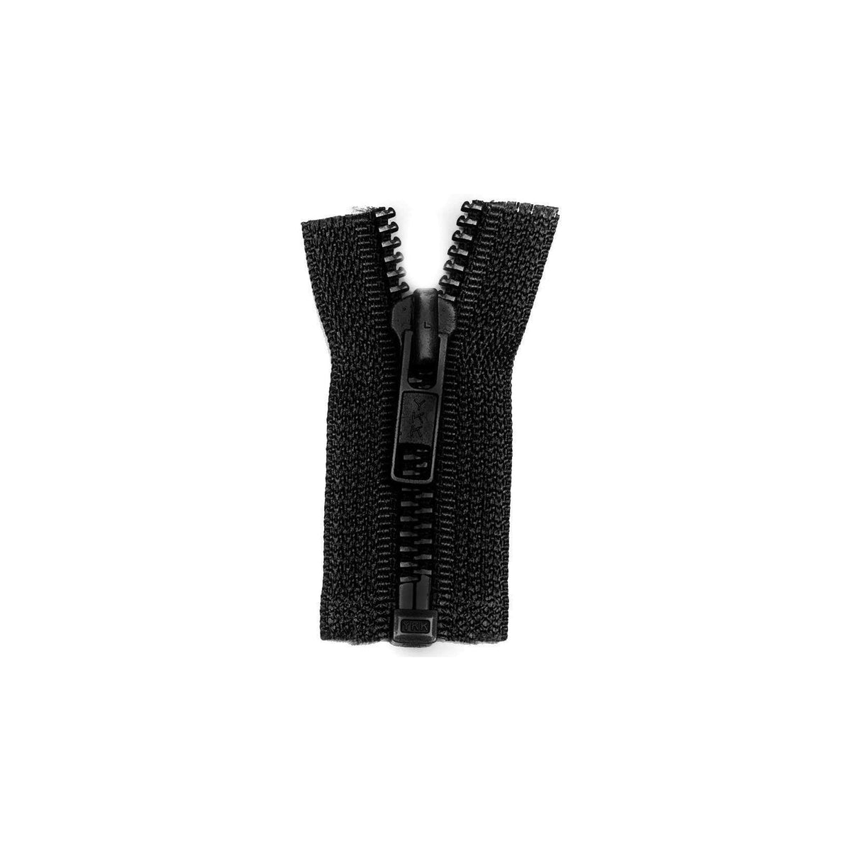 #5 Metal, Black, 24" YKK Separating Bomber Jacket Zipper with Black ...
