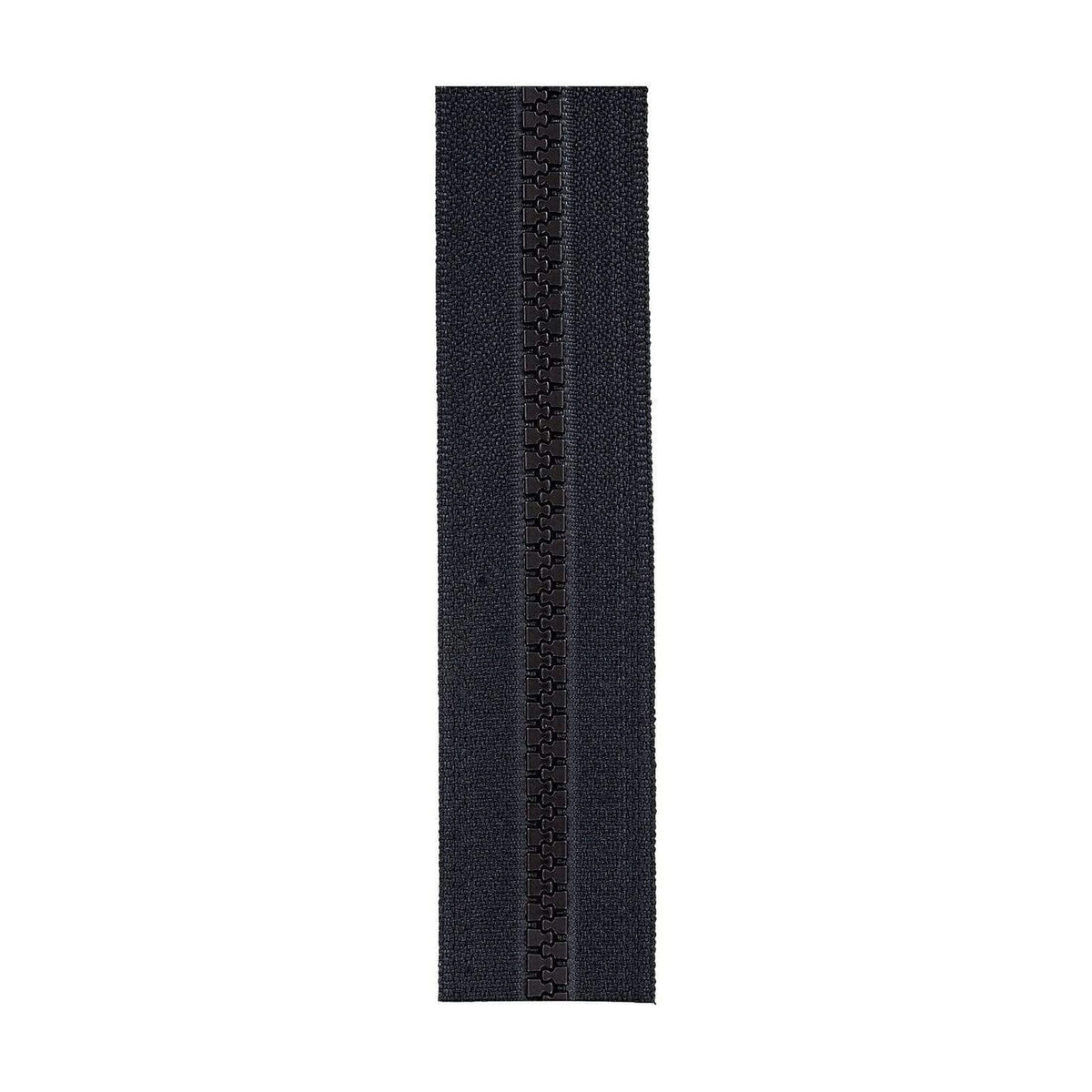 #5 Black, YKK Vislon Zipper Tape with Black Plastic Teeth – Weaver ...