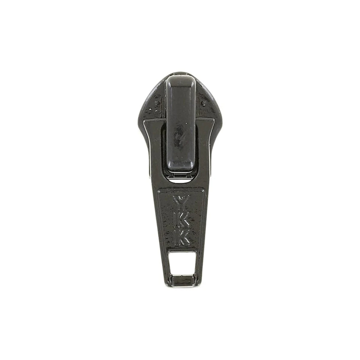 #5 Shiny Black, Coil, YKK Short Tab Auto Lock Zipper Slider, Zinc Alloy ...