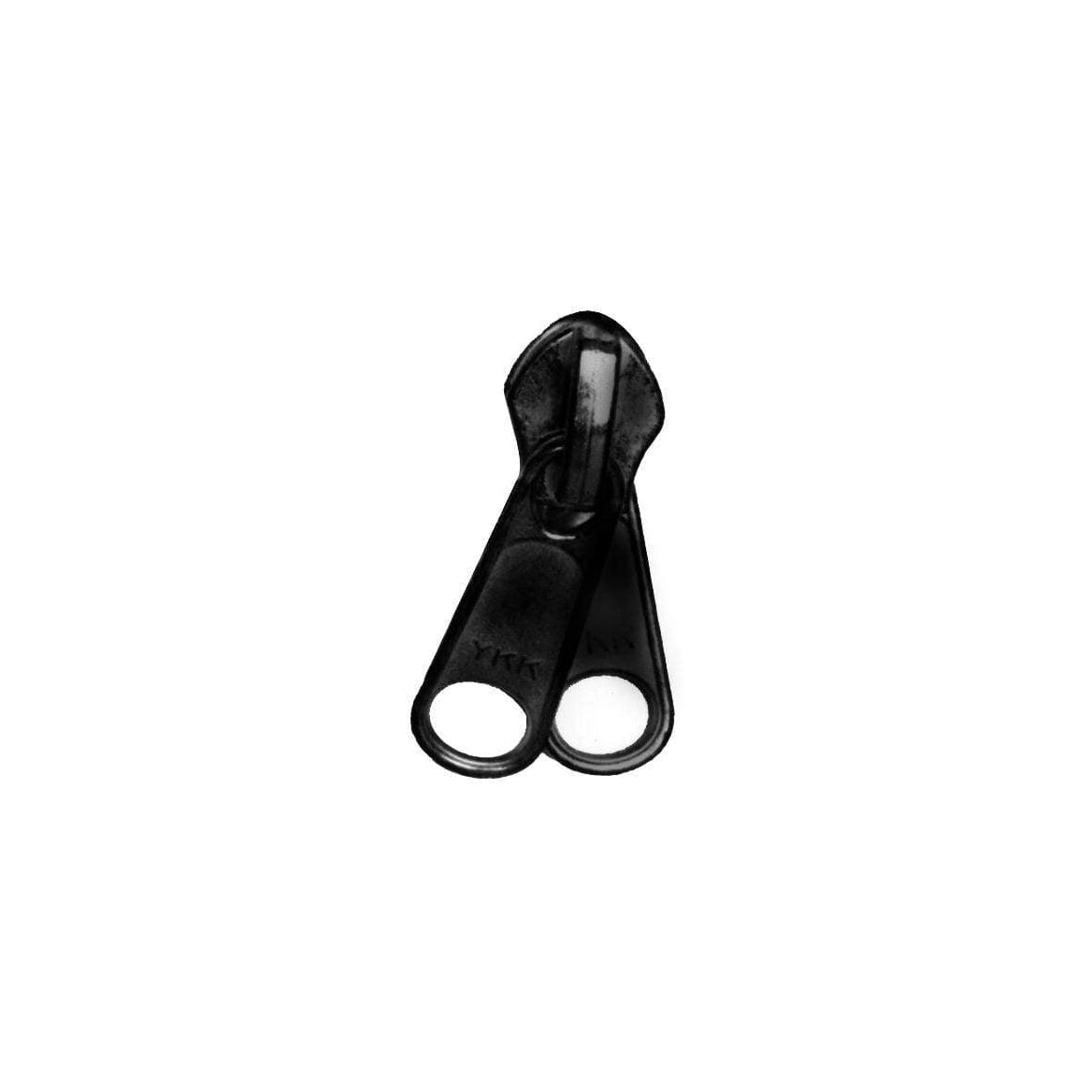 #8 Black, Coil, YKK Long Tab Reversible Zipper Slider, Zinc Alloy ...