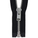 #10 Metal, Black, 28" YKK Separating Jacket Zipper with Aluminum Teeth ...