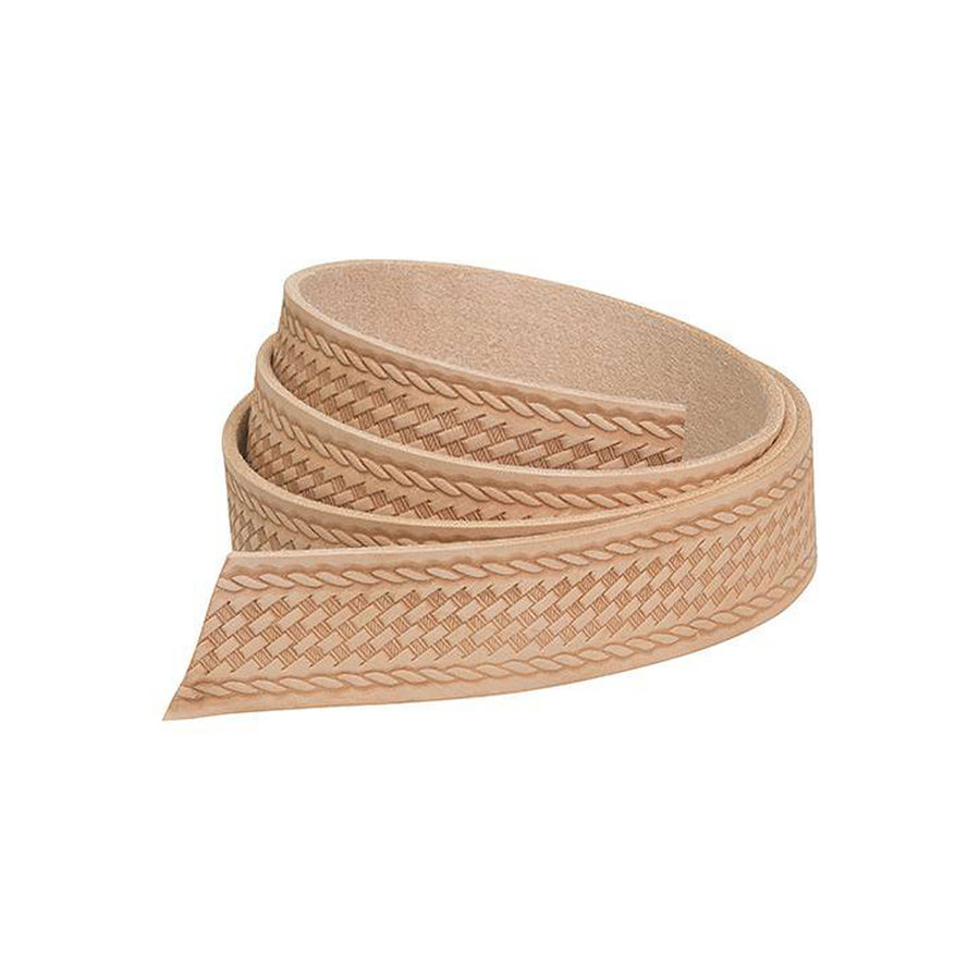 Natural Strap Embossed Belt Blank, 8/9 oz. – Weaver Leather Supply