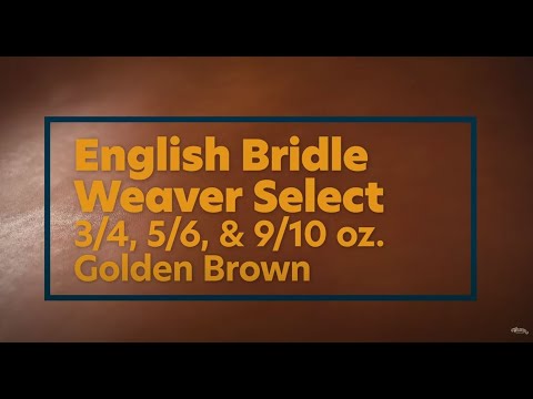 CHAHINLEATHER® English Bridle Sides - Weaver Leather Supply