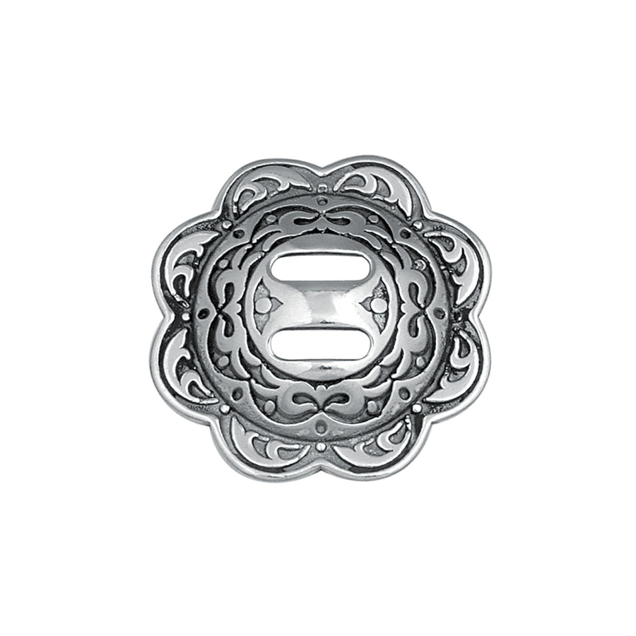 Jeremiah Watt Accented Floral Concho with Slot – Weaver Leather Supply
