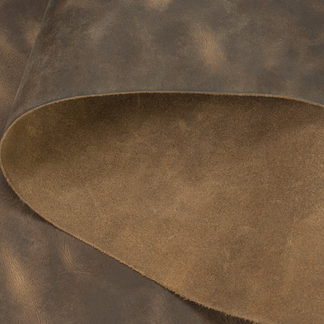 Chrome Tanned Pull Up Leather, 5-6 oz., Brown - Weaver Leather Supply