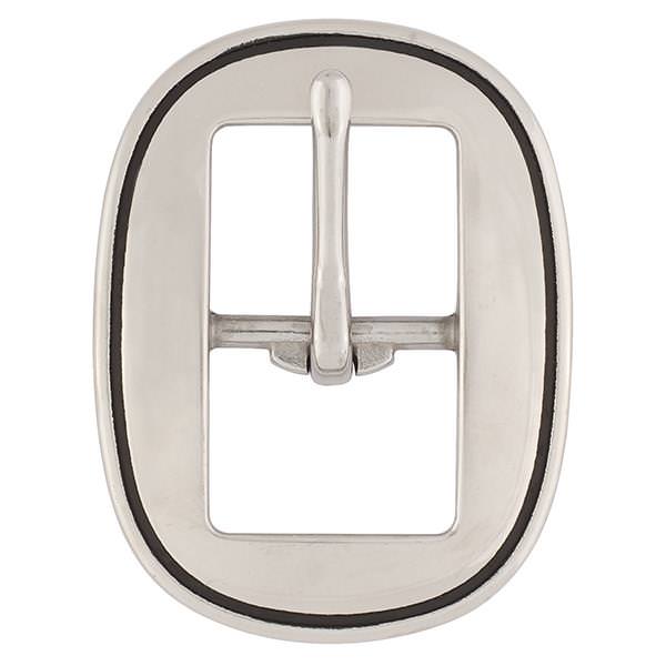 Jeremiah Watt Accented Smooth and Grooved Oval Buckle - Weaver Leather ...