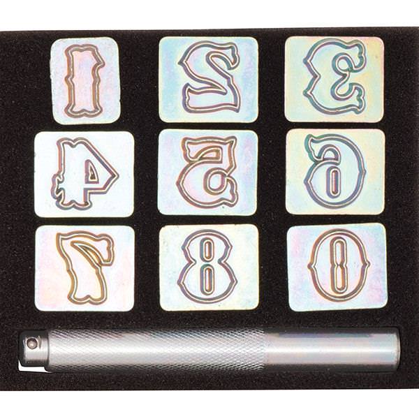 3/4" Number Stamping Set - Weaver Leather Supply