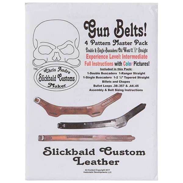 Gun Belt 4 Pattern Master Pack from Slickbald Custom Leather - Weaver ...